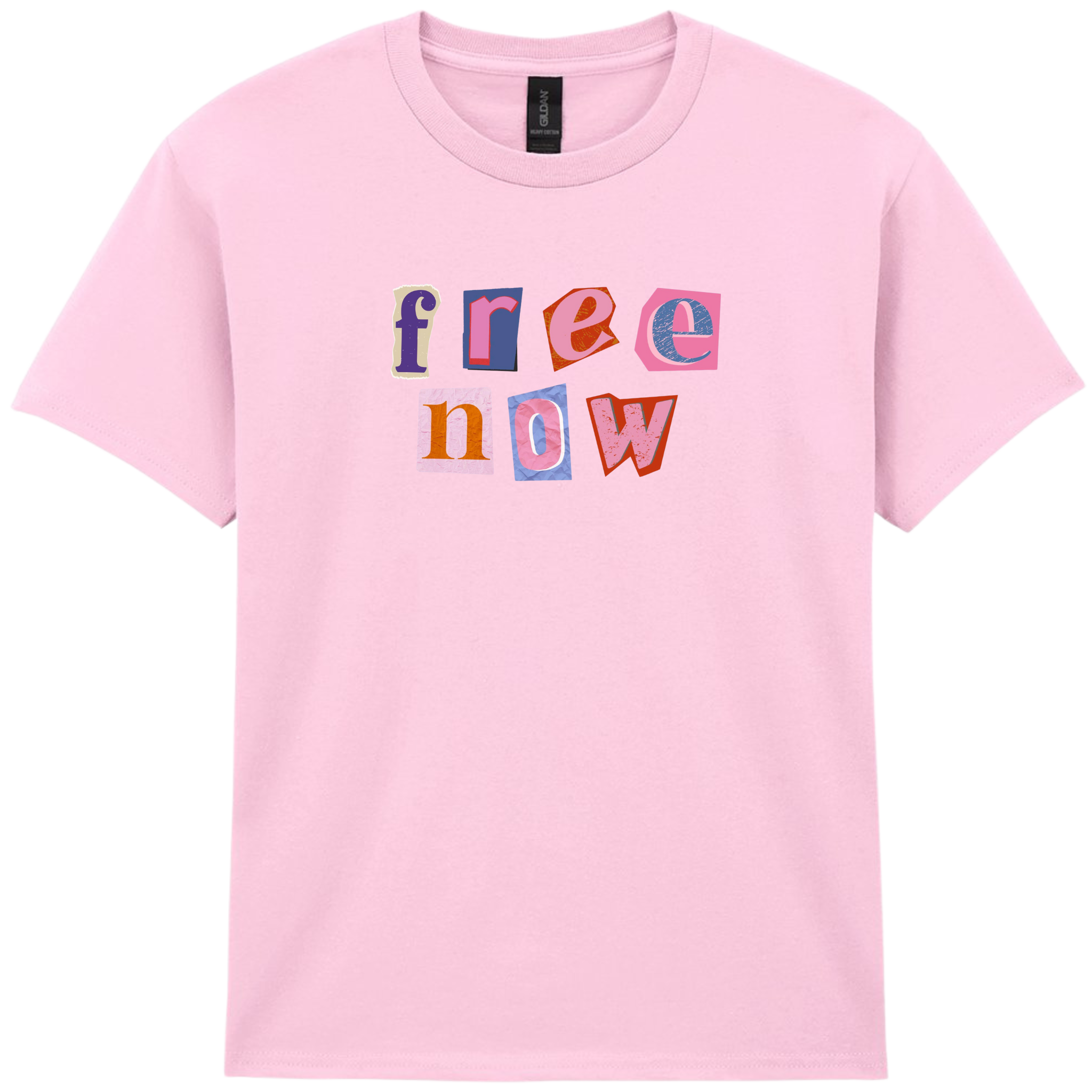 Free Now | T-shirt – Personalised By Mei